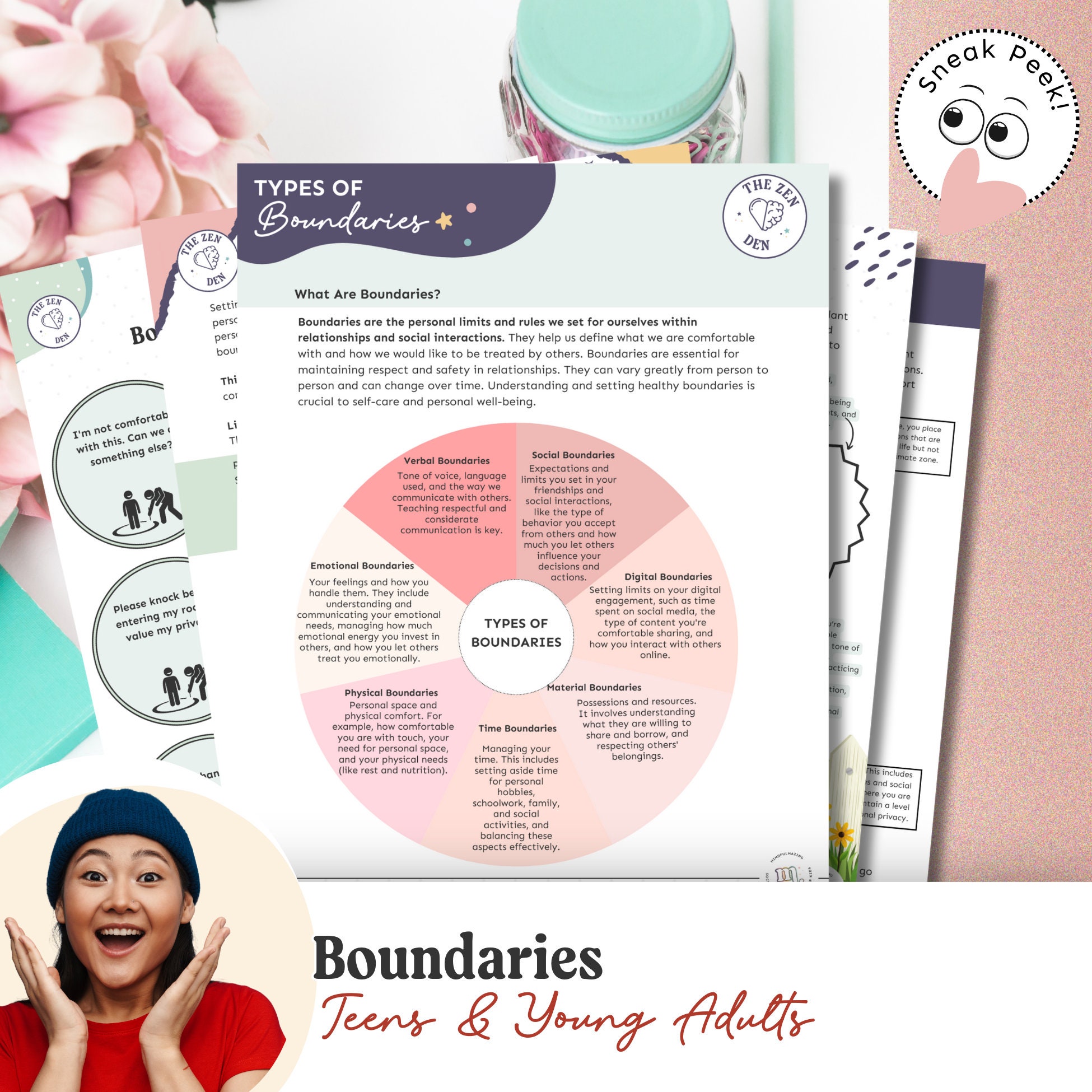 Teen Therapy Mega Worksheet Bundle, Therapy Workbook, Therapist Journal ...