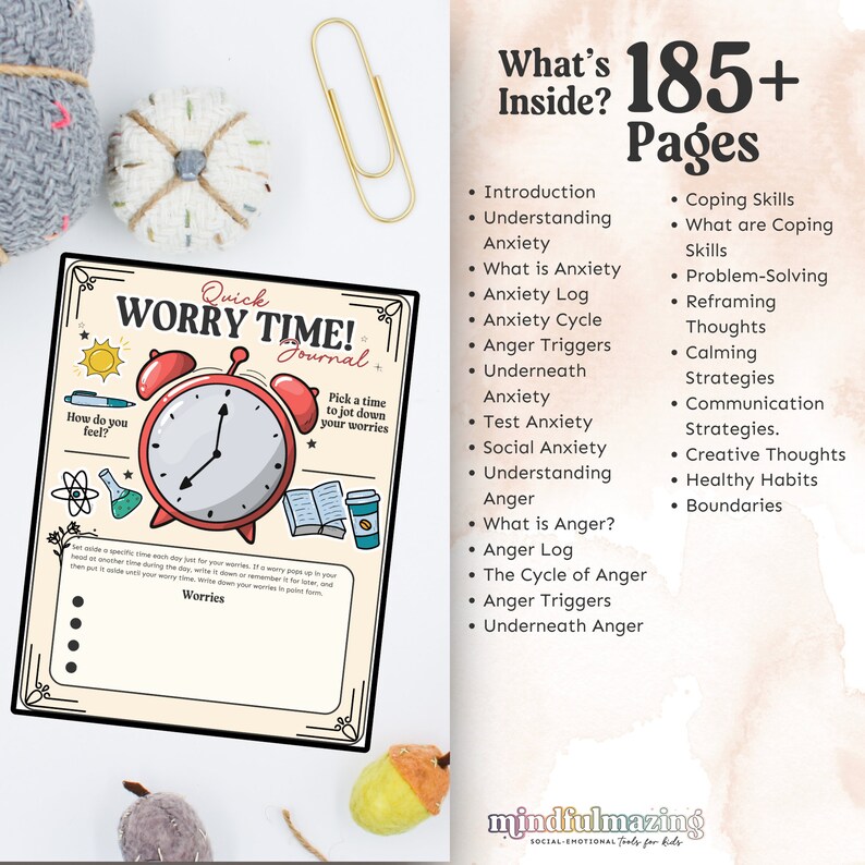 Teen Therapy Worksheets Bundle, Therapist Journal Anxiety, Teenagers ...