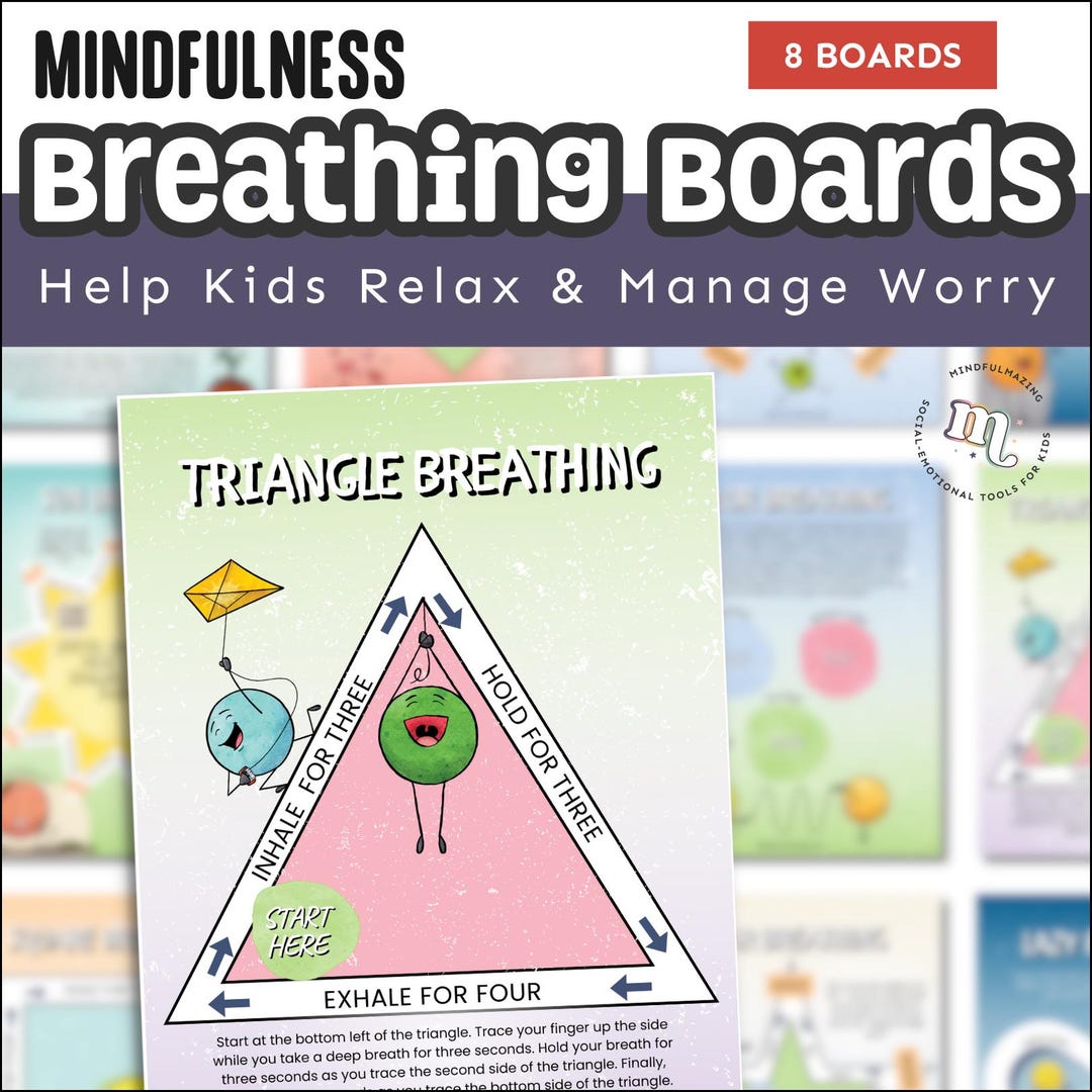 Breathing Boards | Breathing Activities for Kids | Breathing Cards ...