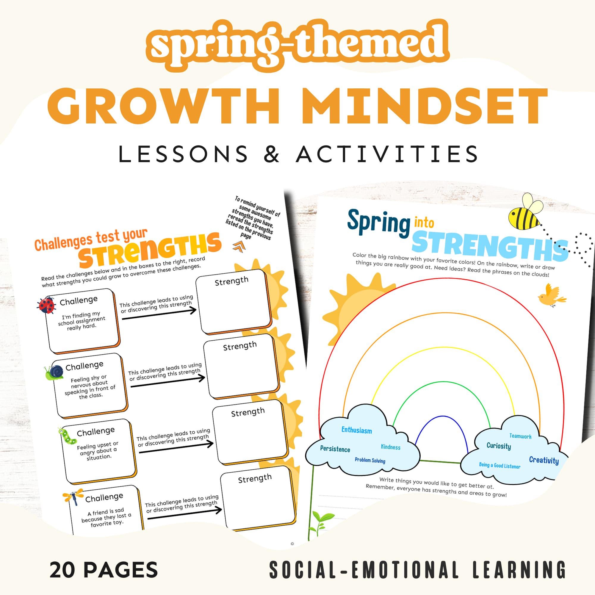 Growth Mindset Worksheets | Life Skills for Kids | Affirmation Coloring ...