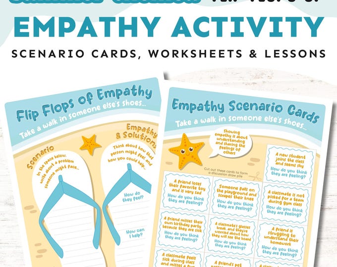 Empathy Bingo Printable PDF for Kids | Empathy Activities, Exercises ...
