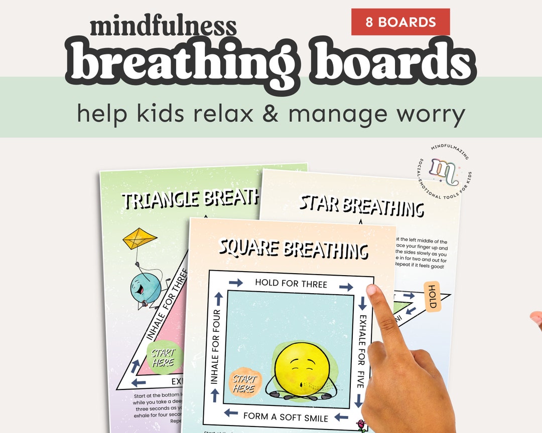 Breathing Boards Breathing Activities for Kids Breathing Cards ...