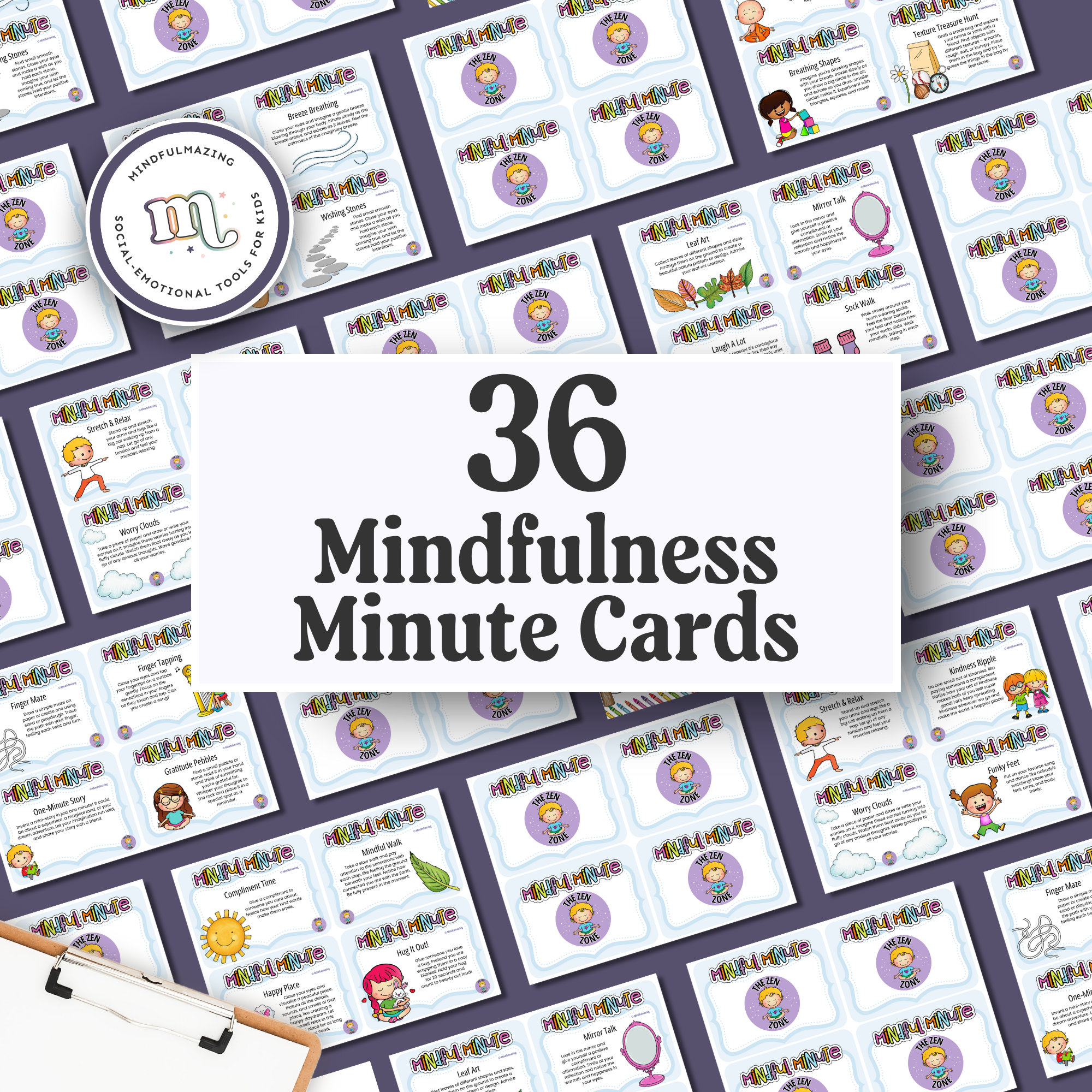 Mindful Breathing Activities for Kids, Breathing Cards, Calming Corners ...