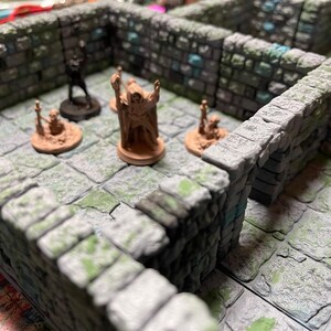 3D Dungeon Map With PDF Adventure (53 Tiles, 19 Monster Minis ...