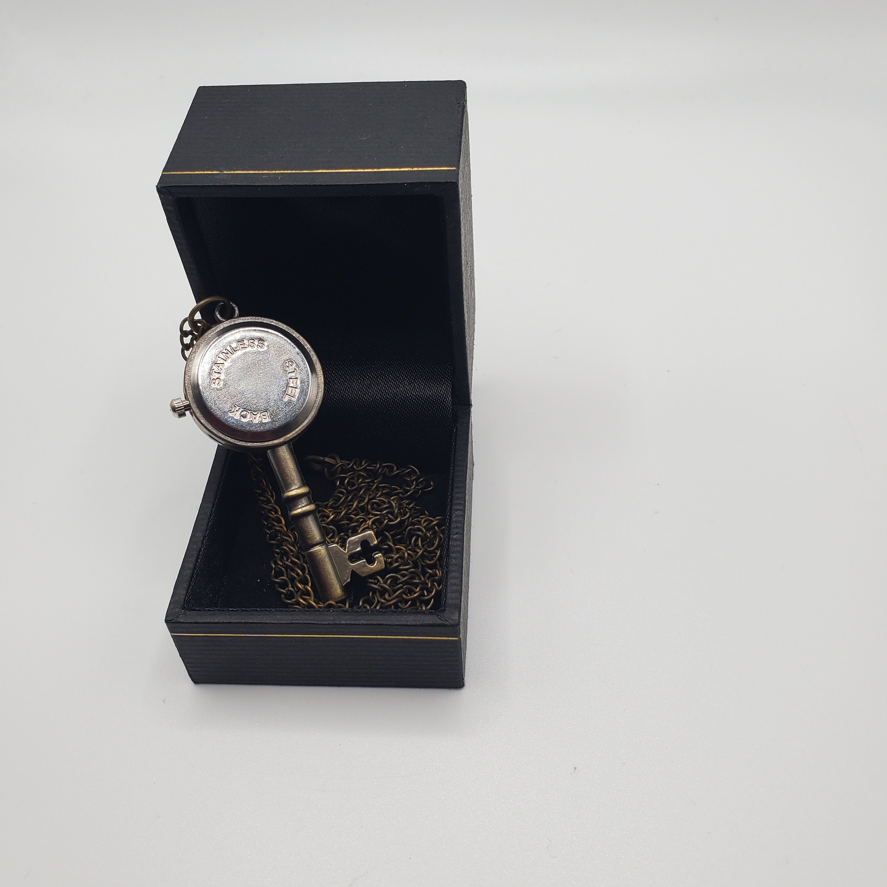 Vintage Skeleton Key Pocket Watch - Etsy