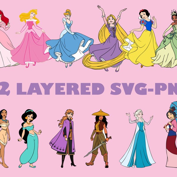 Princess Jasmine Color Svg - Etsy