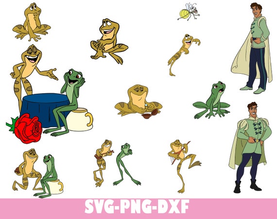 Naveen and Frog Svg Bundlenaveen and Frog Png Bundle Cricut - Etsy