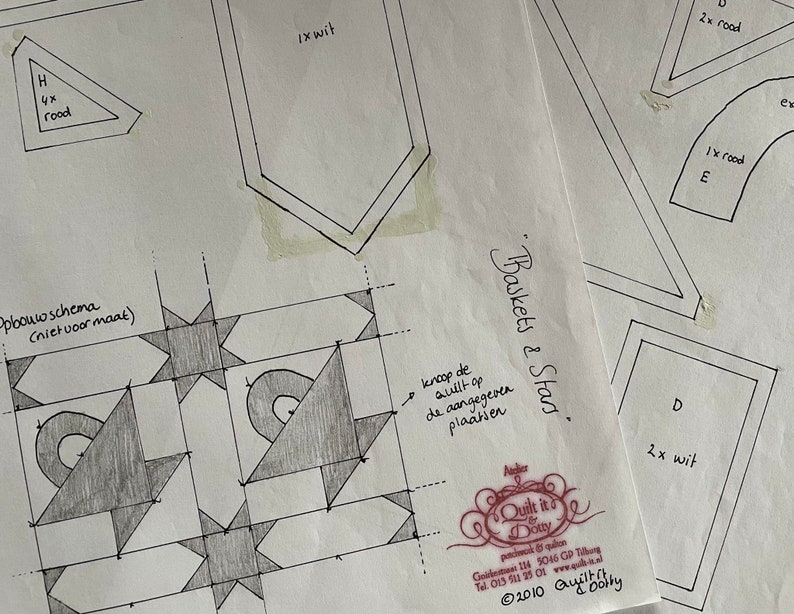 Baskets & Stars Quilt Pattern - Etsy
