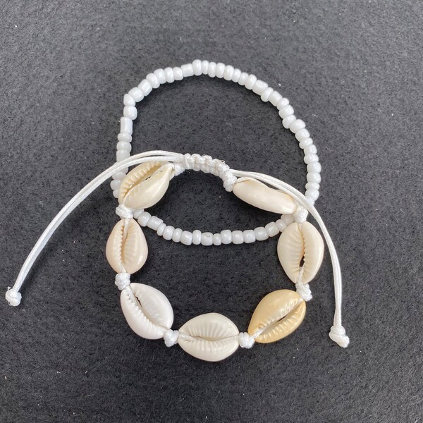 Shell Bead Bracelet - Etsy