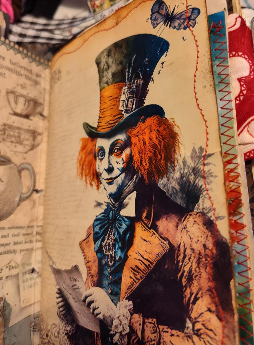 Alice in Wonderland Whimsical Junk Journal - Etsy