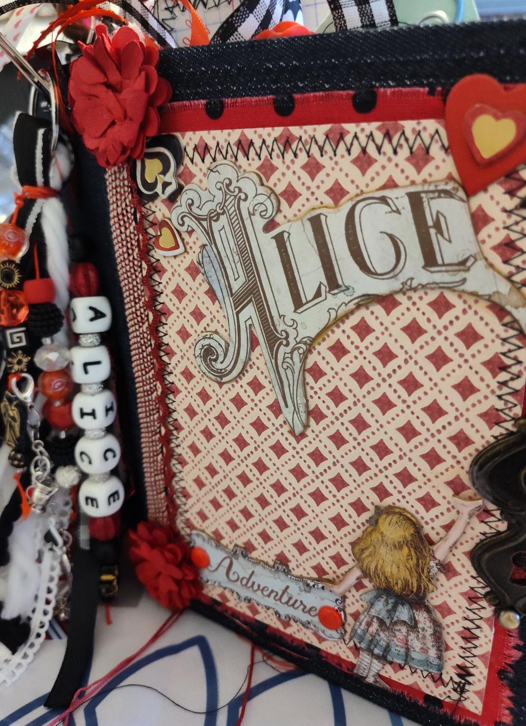 Alice in Wonderland Whimsical Junk Journal - Etsy
