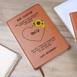 New Chapter Journal Difference You Made Personalized Vegan Leather ...