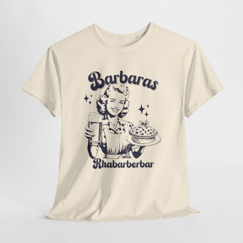 Barbaras Rhabarberbar, Unisex Vintage T-shirt Barbara's Rhubarb Bar ...