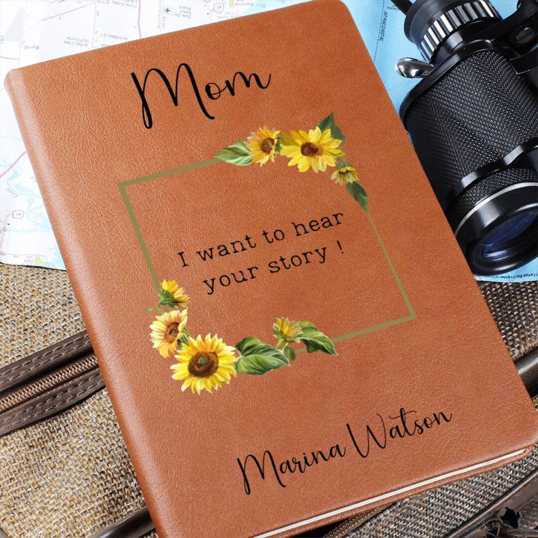 Mom Legacy Journal Mom Gift Family History Memory Book Mom Dads Story ...