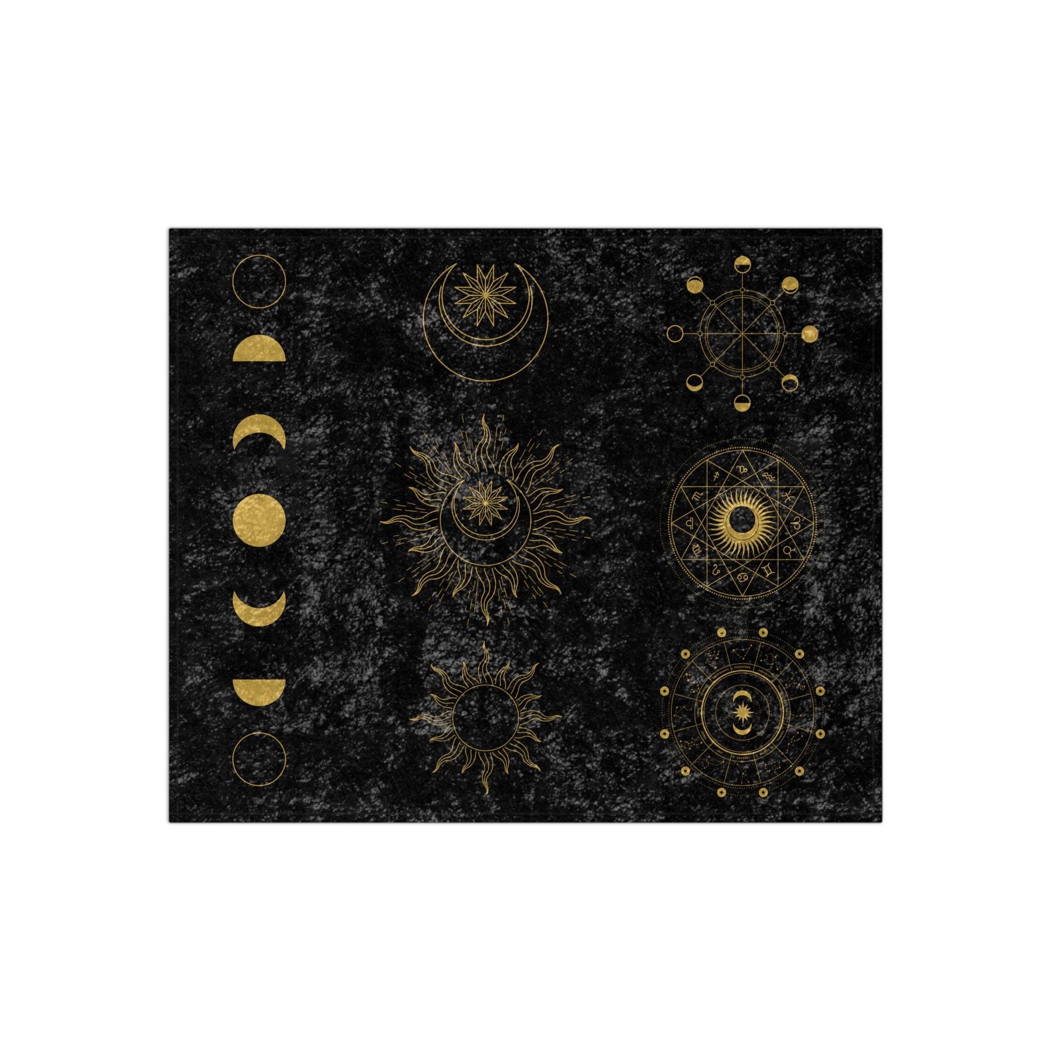 Zodiac Velvet Plaid: Celestial Comfort Mystical Design Your - Etsy