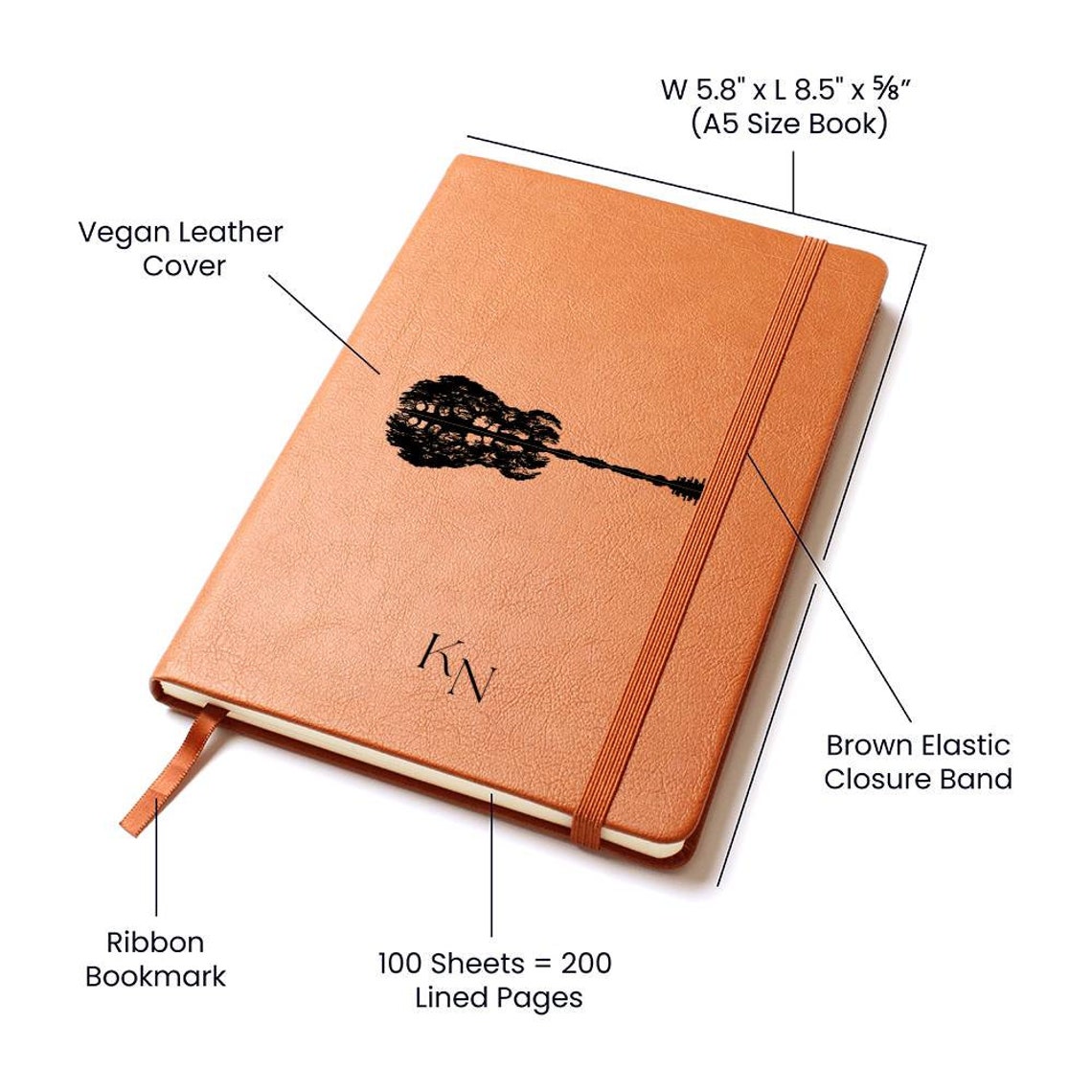 Personalized Lyric Journal Custom Songwriters Notebook Musician Song ...
