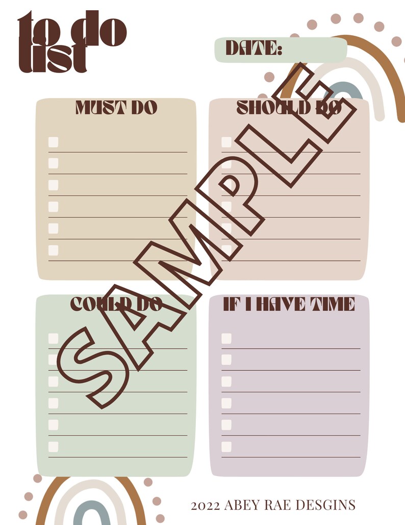 Groovy Baby Digital "to-do" List - Etsy