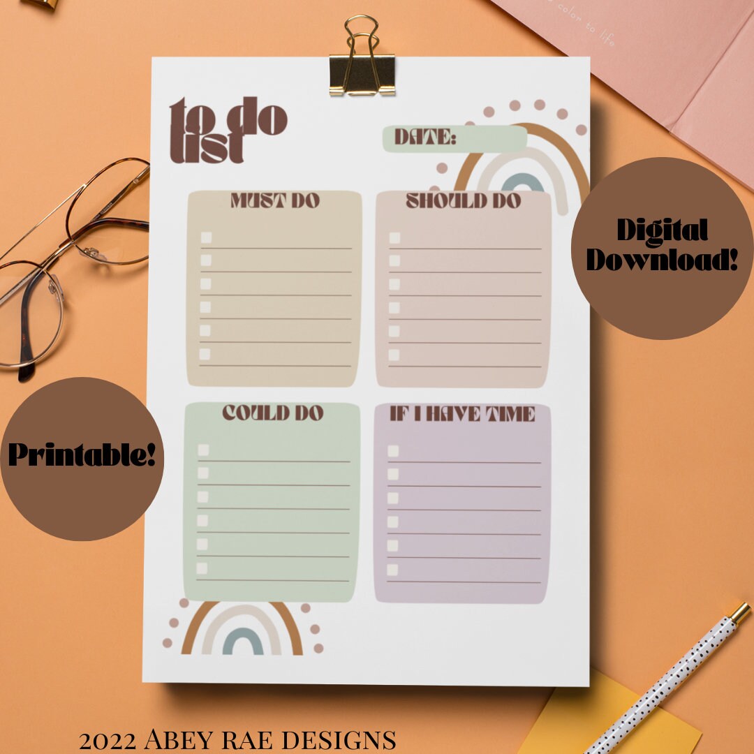 Groovy Baby Digital "to-do" List - Etsy