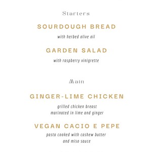 Floral Wedding or Engagement Menu, Rehearsal or Reception Dinner ...
