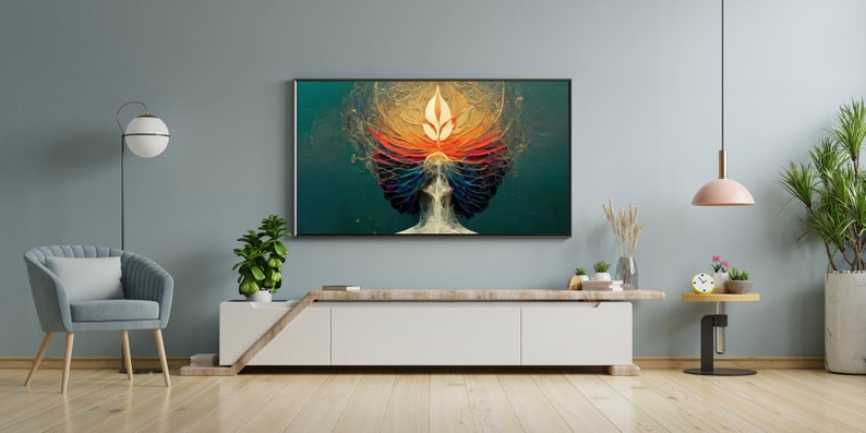 The Frame TV Artwork Digital Art 4K 2022 Breath and Be Present by ...