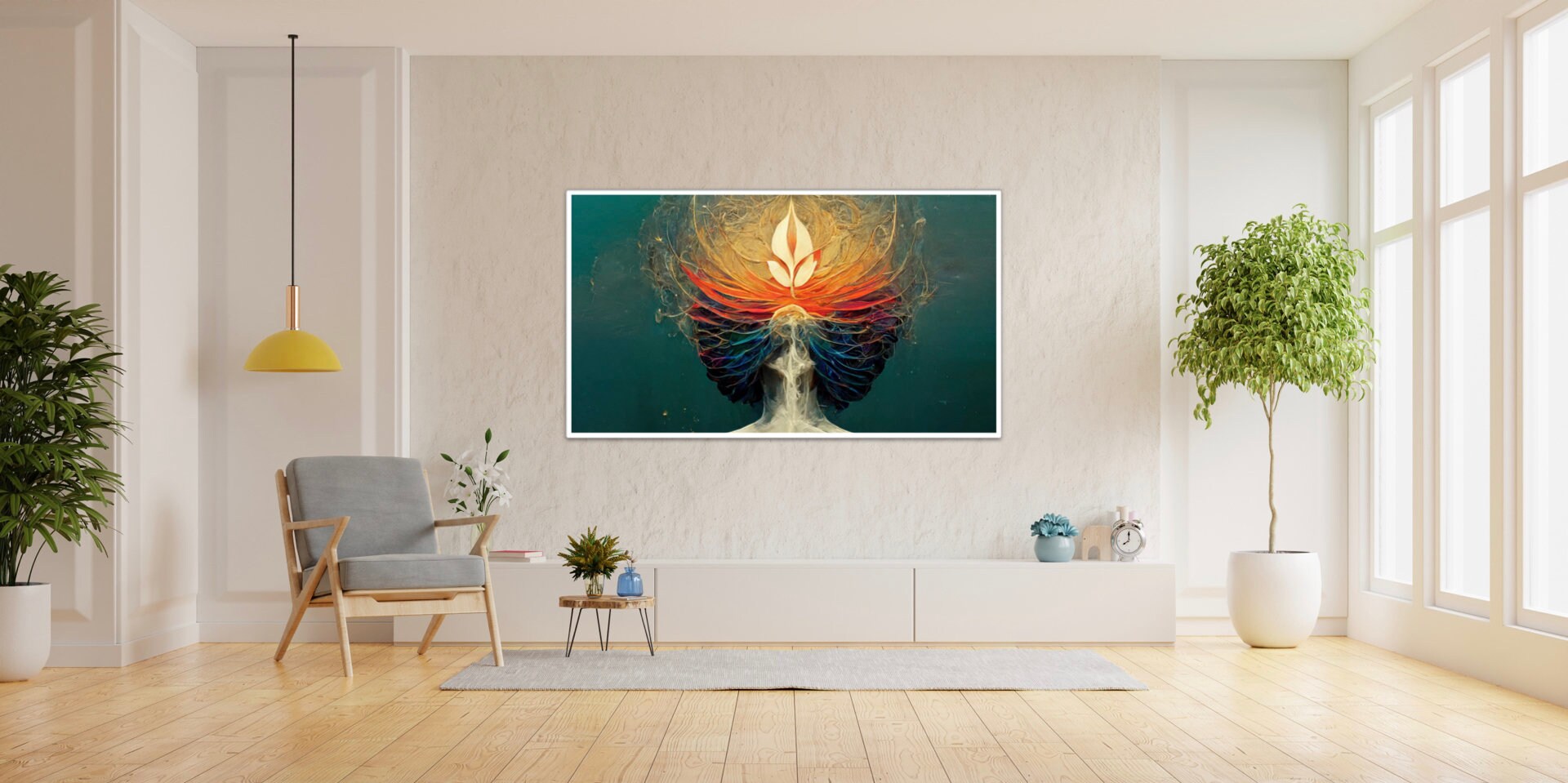 The Frame TV Artwork Digital Art 4K 2022 Breath and Be Present by ...