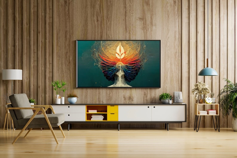 The Frame TV Artwork Digital Art 4K 2022 Breath and Be Present by ...