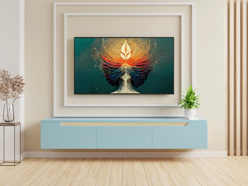 The Frame TV Artwork Digital Art 4K 2022 Breath and Be Present by ...
