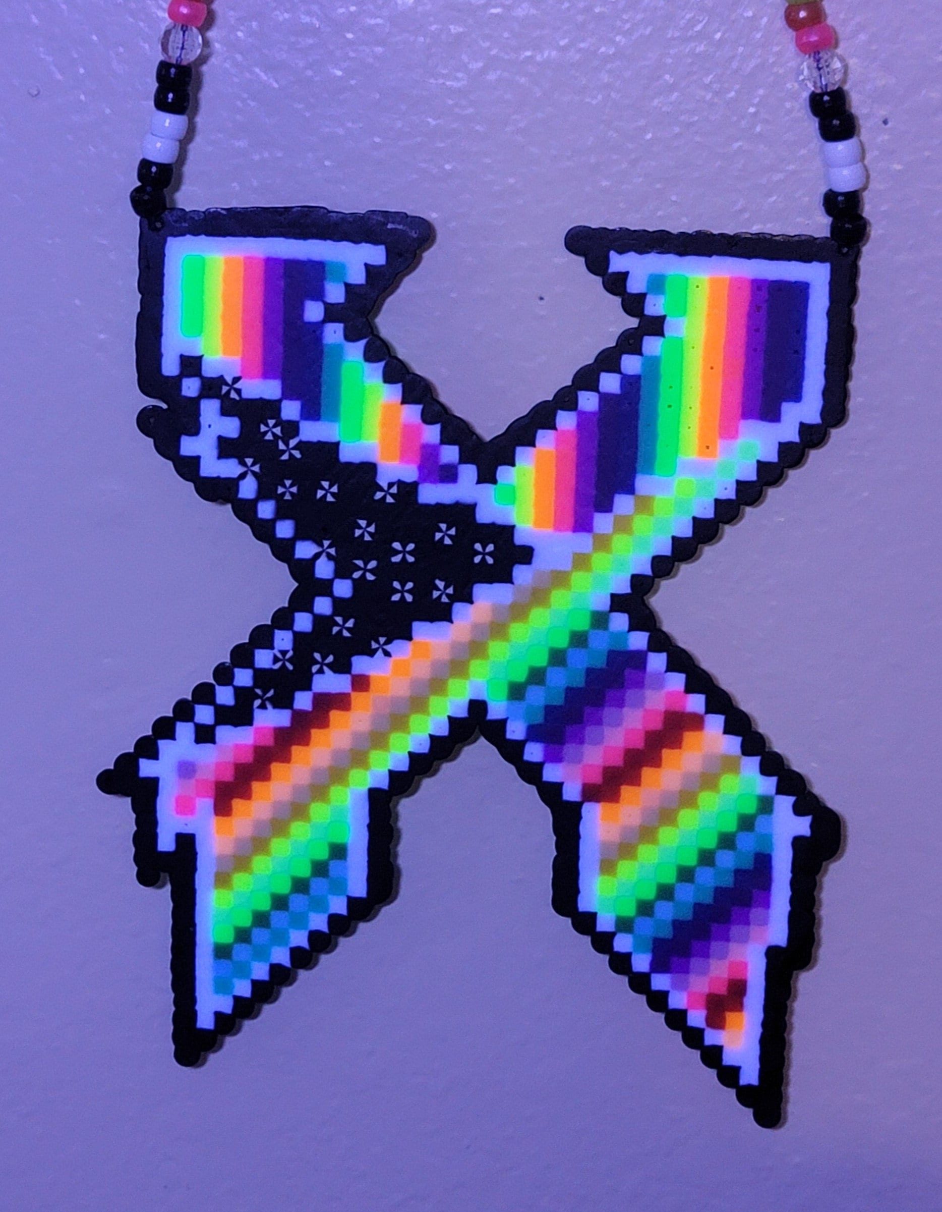 Large Excision Perler Necklace - Etsy