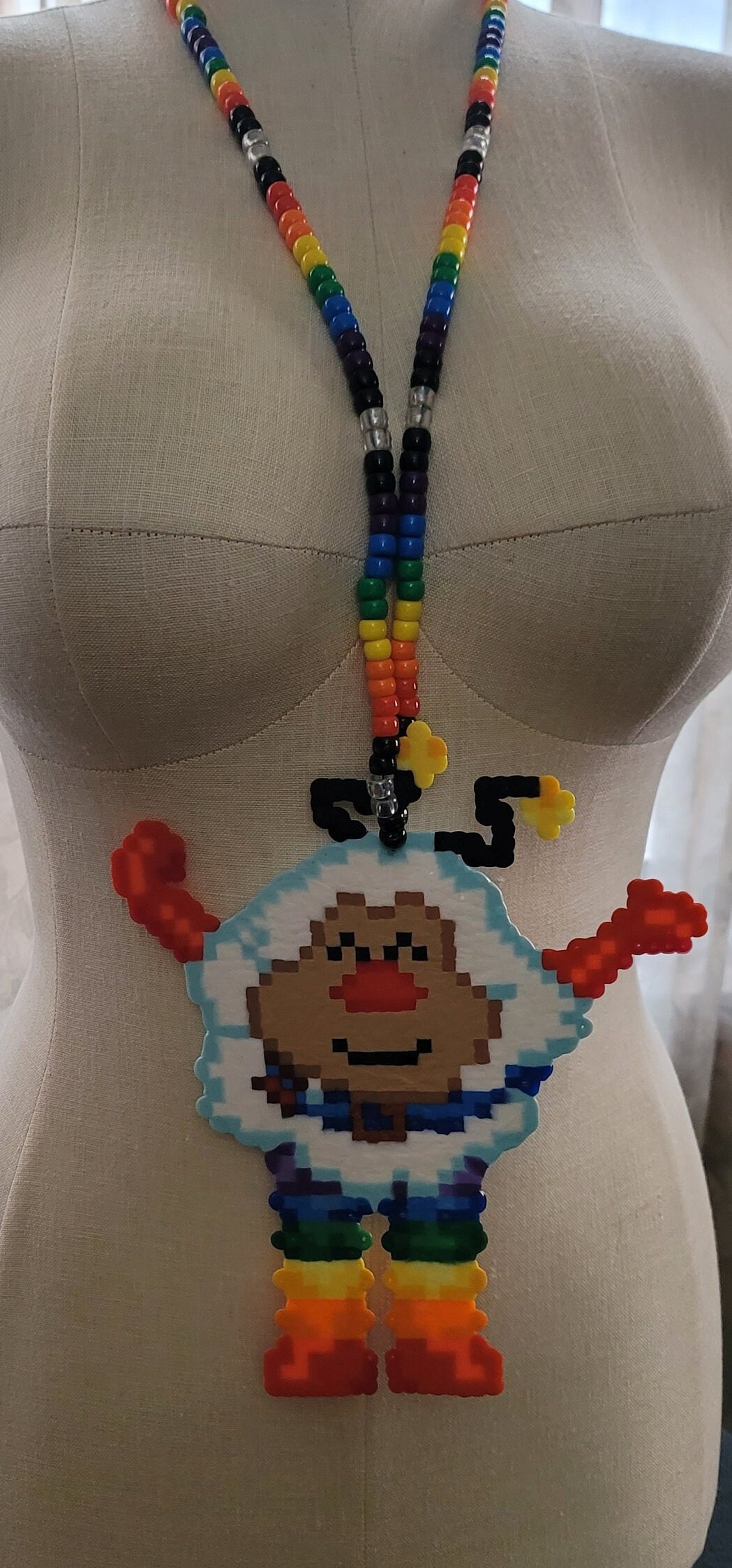 Rainbow Brite Twink Sprite Perler Necklace Etsy