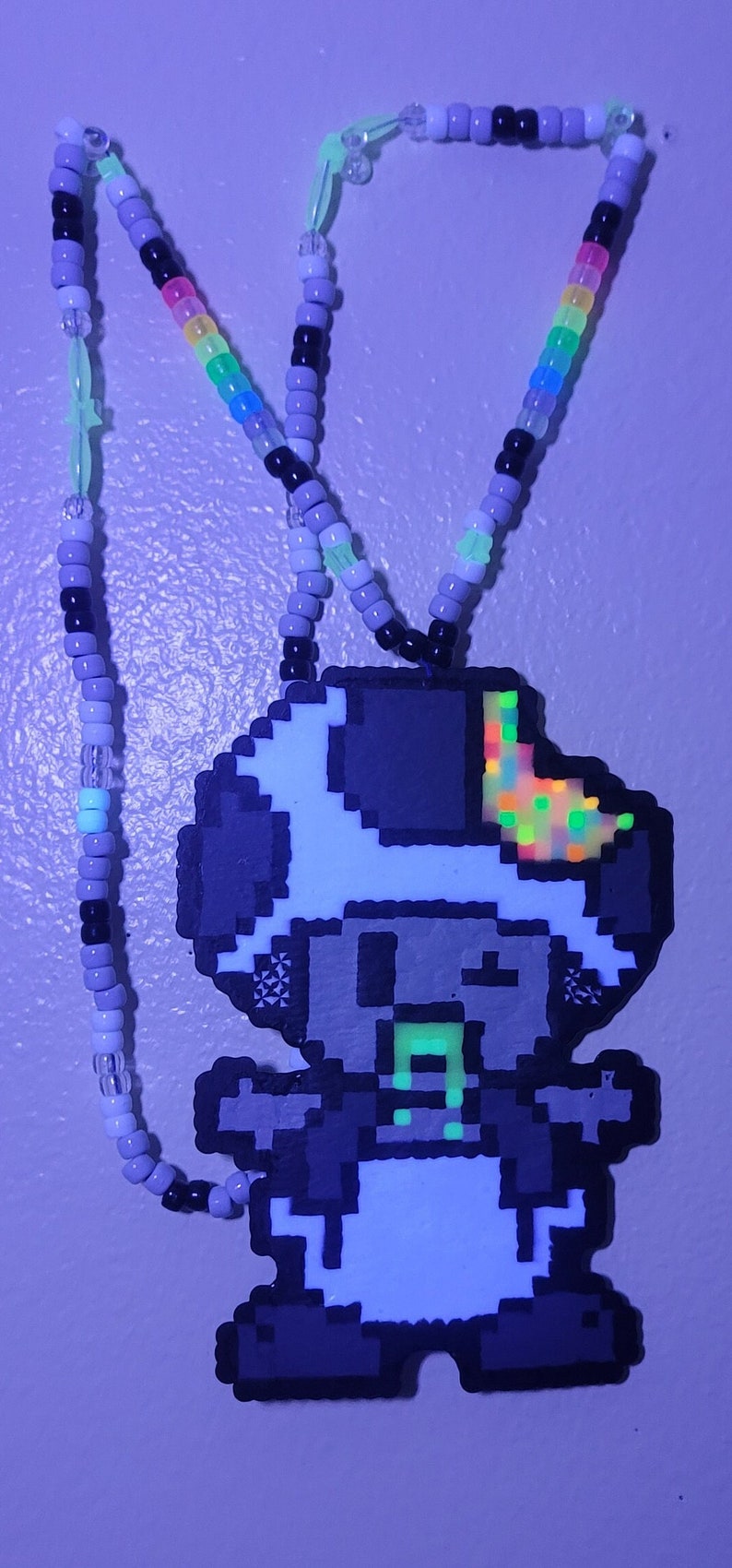 Toad Perler Necklace - Etsy