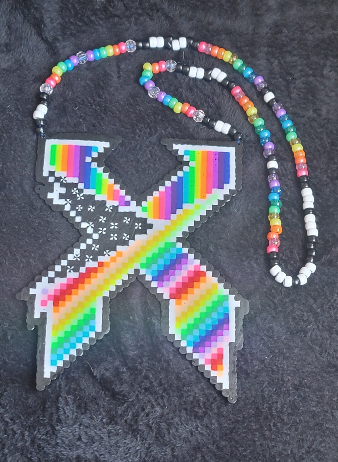 Large Excision Perler Necklace - Etsy