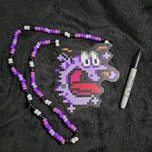 Courage Cowardly Dog Perler Necklace - Etsy