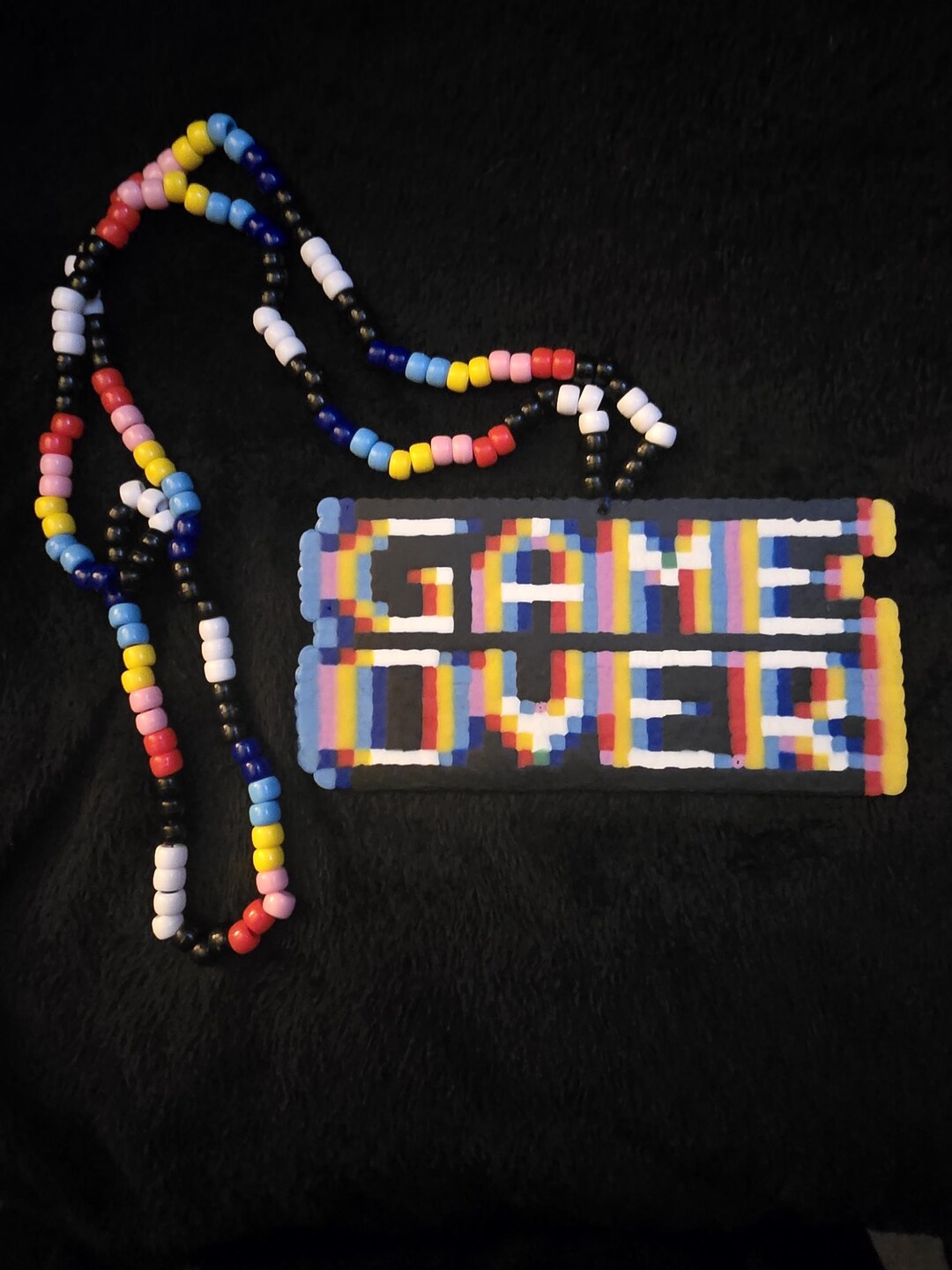 Trippy Game Over Perler - Etsy