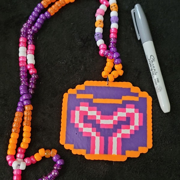 Perler Necklaces - Etsy