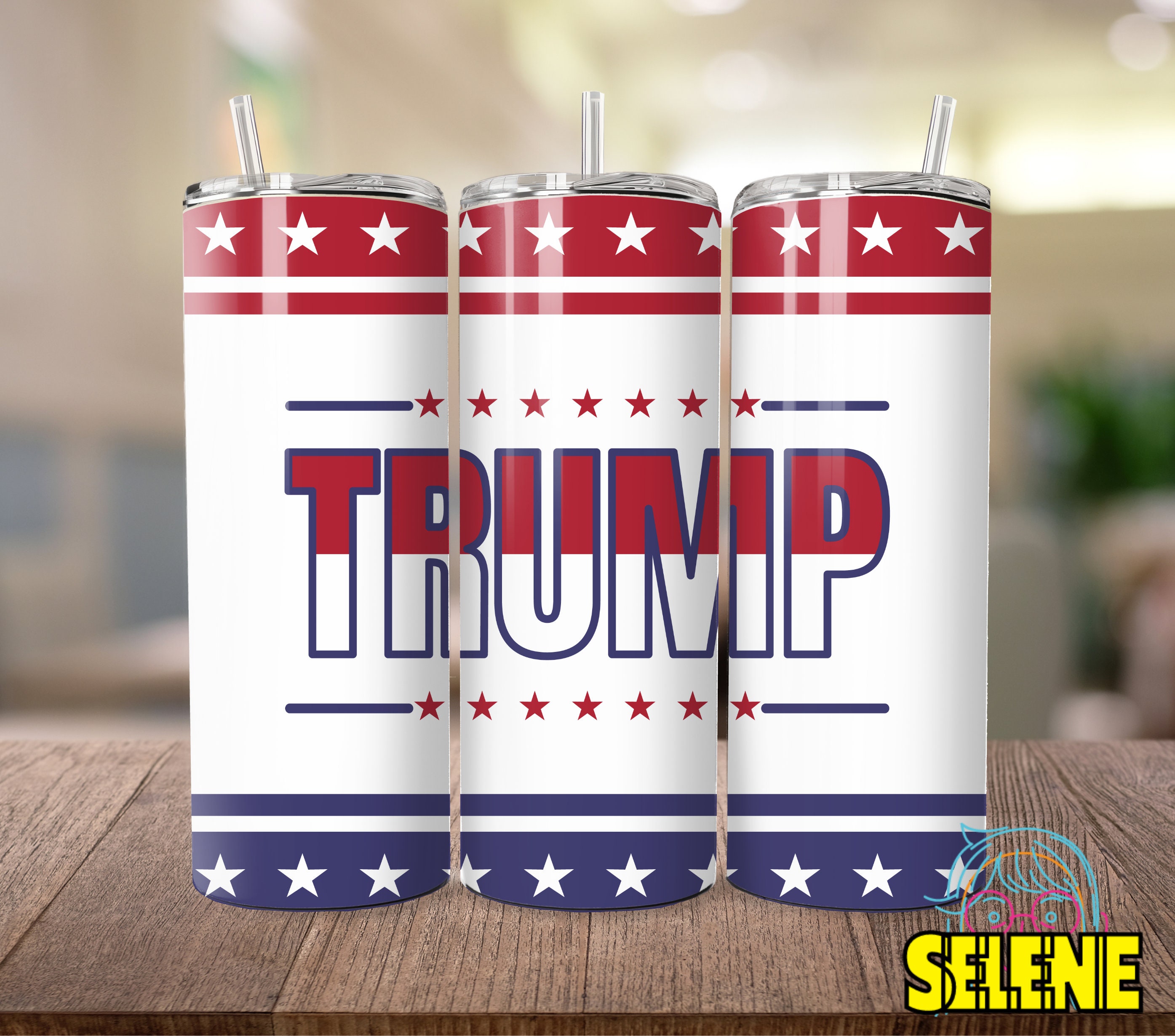 Trump 20 Oz Skinny Tumbler Sublimation Design Digital Download PNG ...