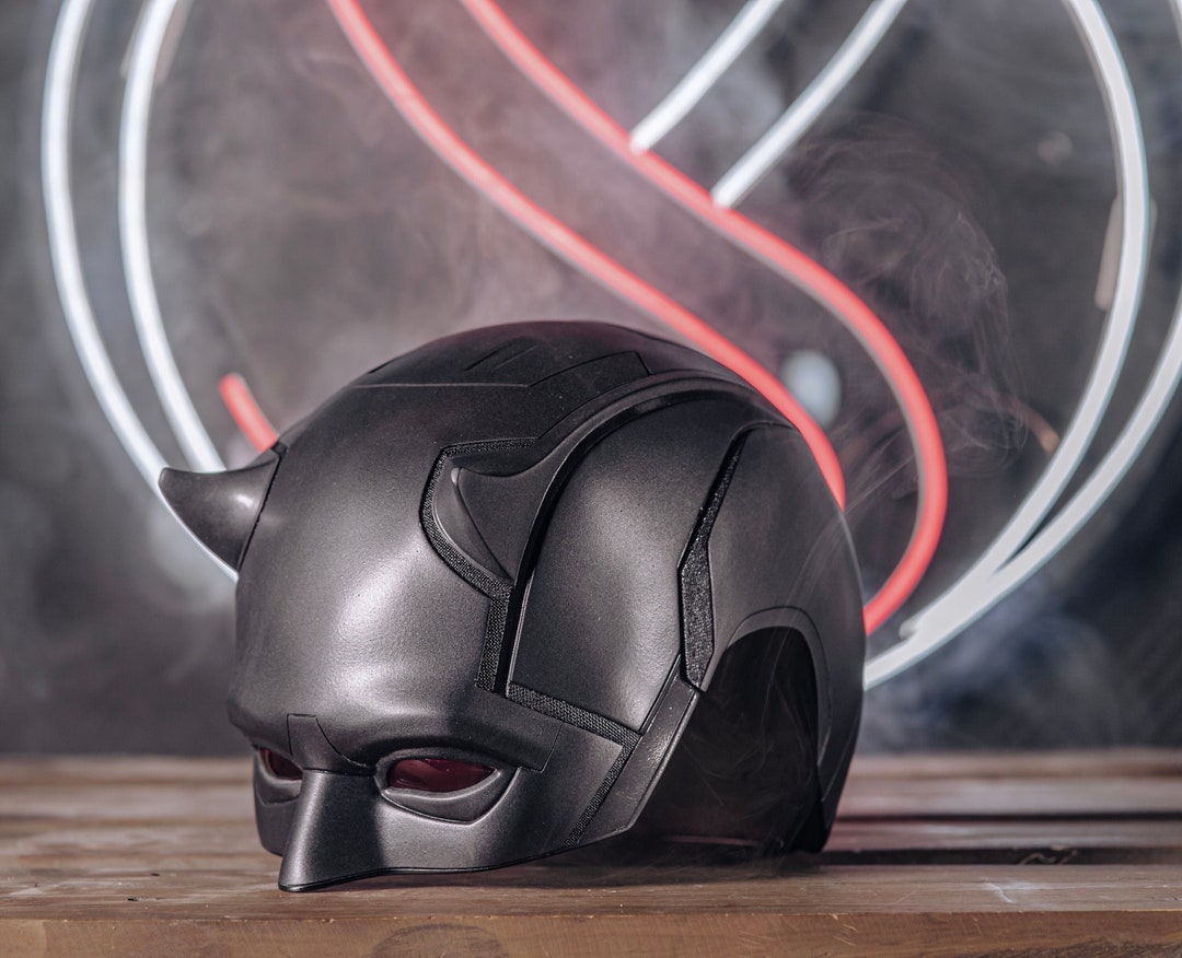 Black Daredevil Cowl Helmet Personalisable 1:1 2024 ECHO UPDATED by ...