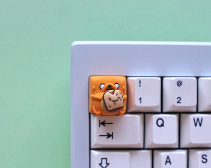 Jake the Dog Keycap Adventure Time Artisan Keycap for MX Mechanical ...