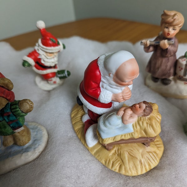 Kneeling Santa - Etsy