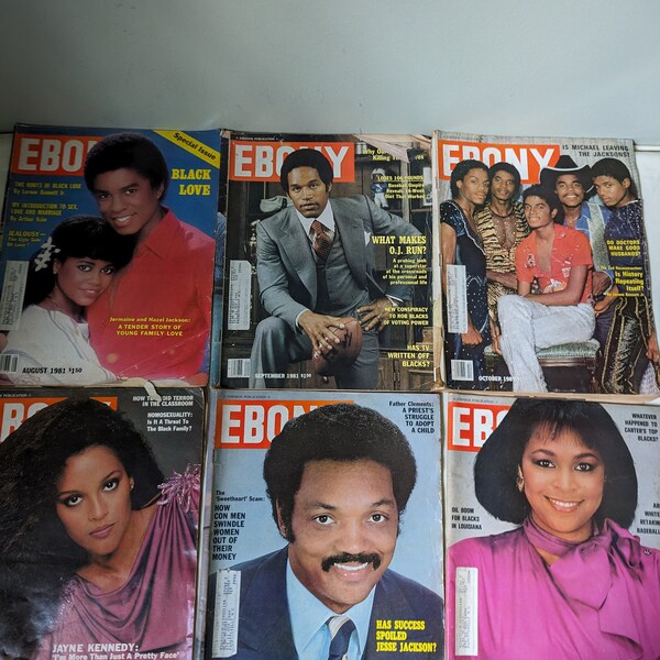 Vintage Ebony Magazine - Etsy