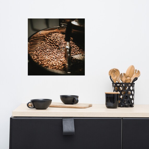 Coffee Bean Poster - Etsy