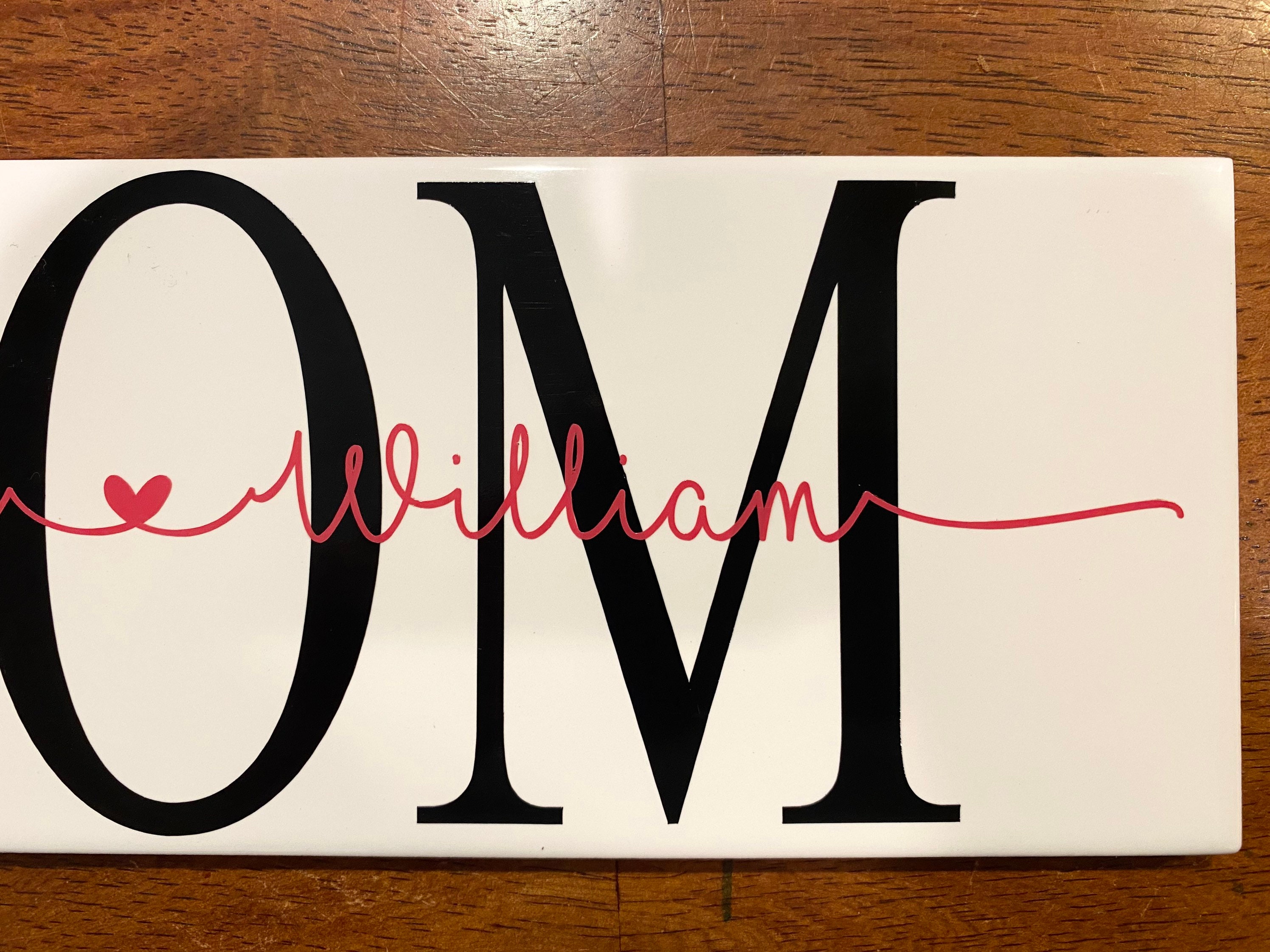 Personalized Mother’s Day Tile, Custom Home Decoration Subway Tile, Mom ...