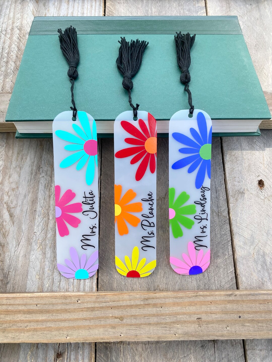 Bookmark for Teacher, Personalized School Teacher Gift, Custom Thank ...