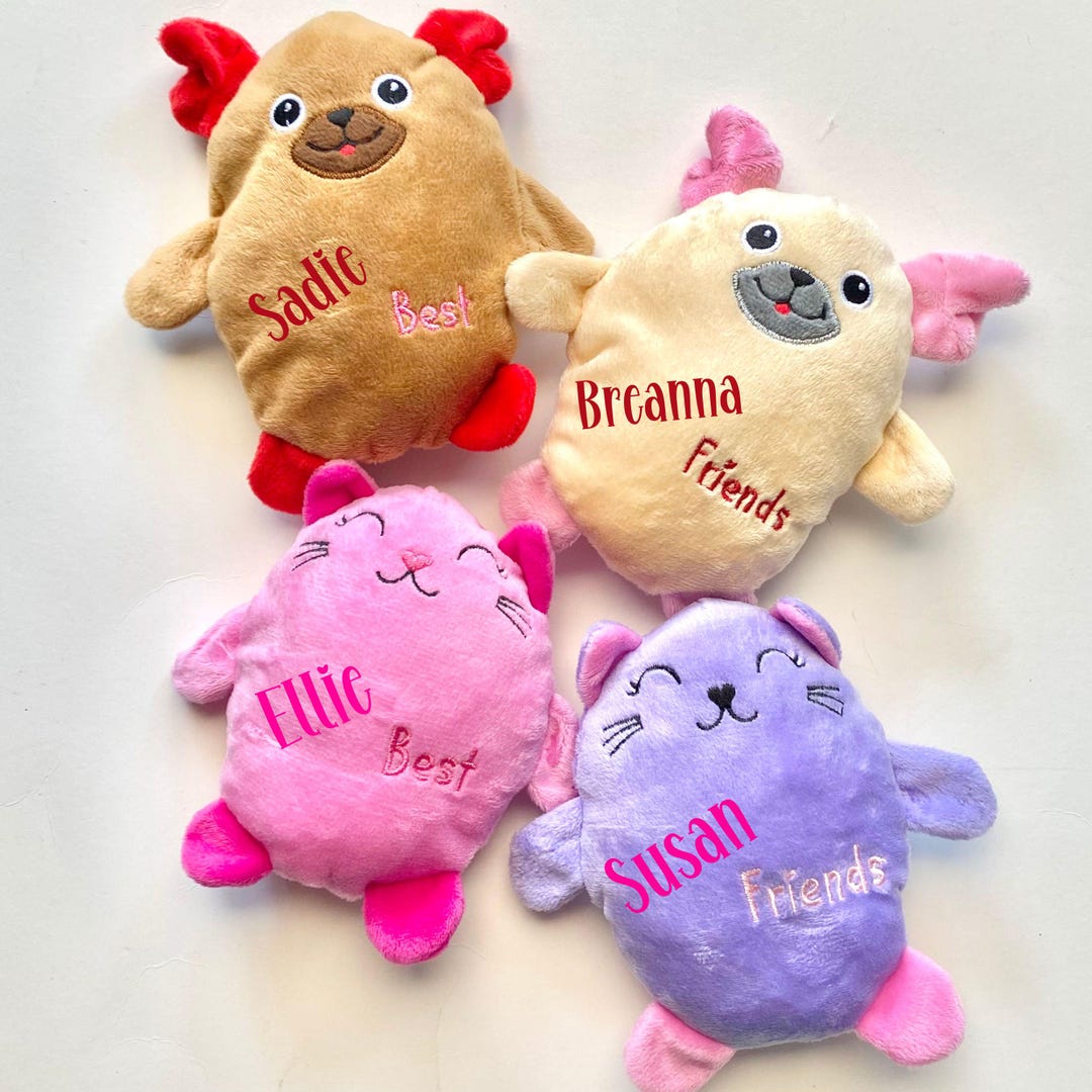Best Friend Stuffed Animals, Personalized Plush Dog Set for Girl or Boy ...