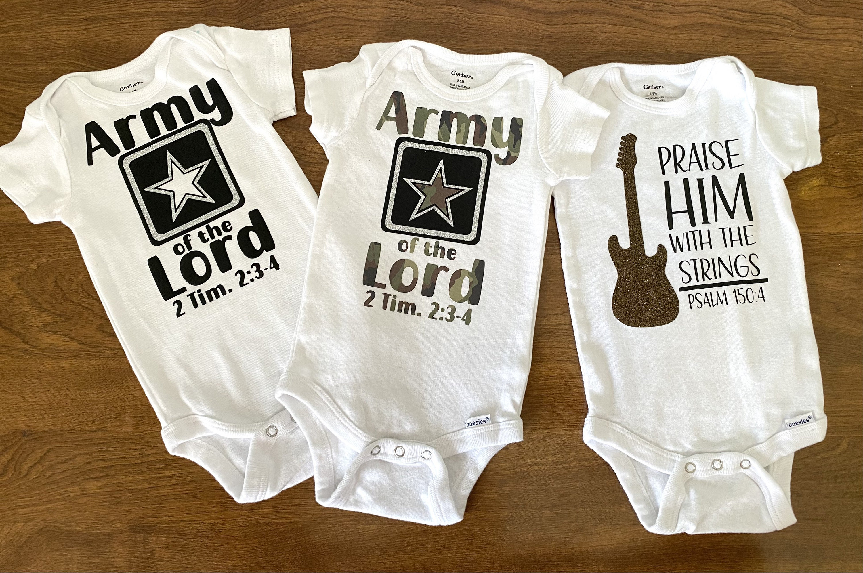 Christian Baby Boy or Girl Onesies, Bible Verse Baby Clothes ...