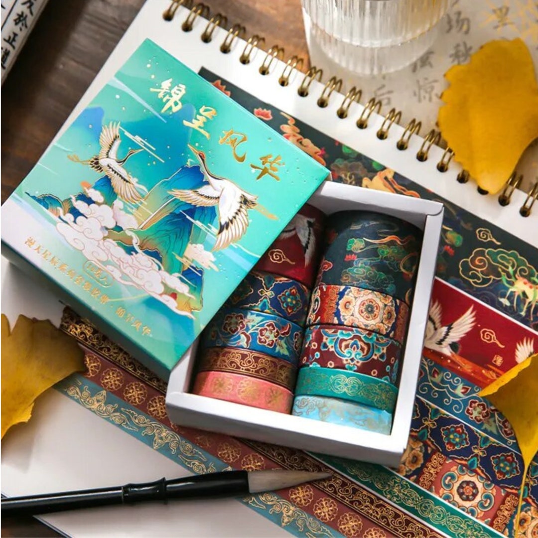 10 Rolls Vintage Washi Tape Set DIY Decor for Scrapbooking - Etsy