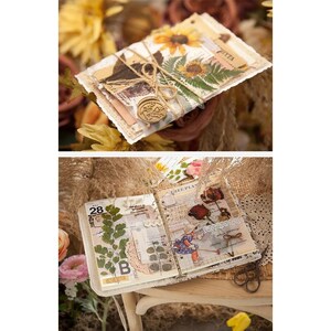 Dried Flower Sticker Set, Large Botanical and Floral Stickers for ...