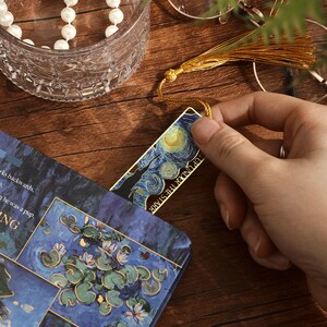 Elegant Metal Flower Bookmark: Hollow Bronzed Design With Tassel ...