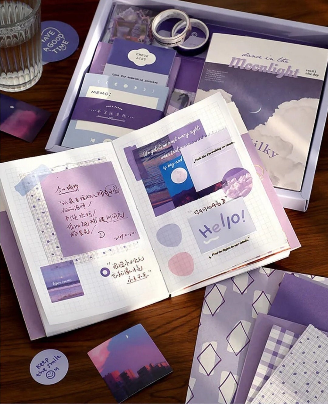 Cute Journaling Kit of 155+ Items, Scrapbooking Kit, Journaling and ...