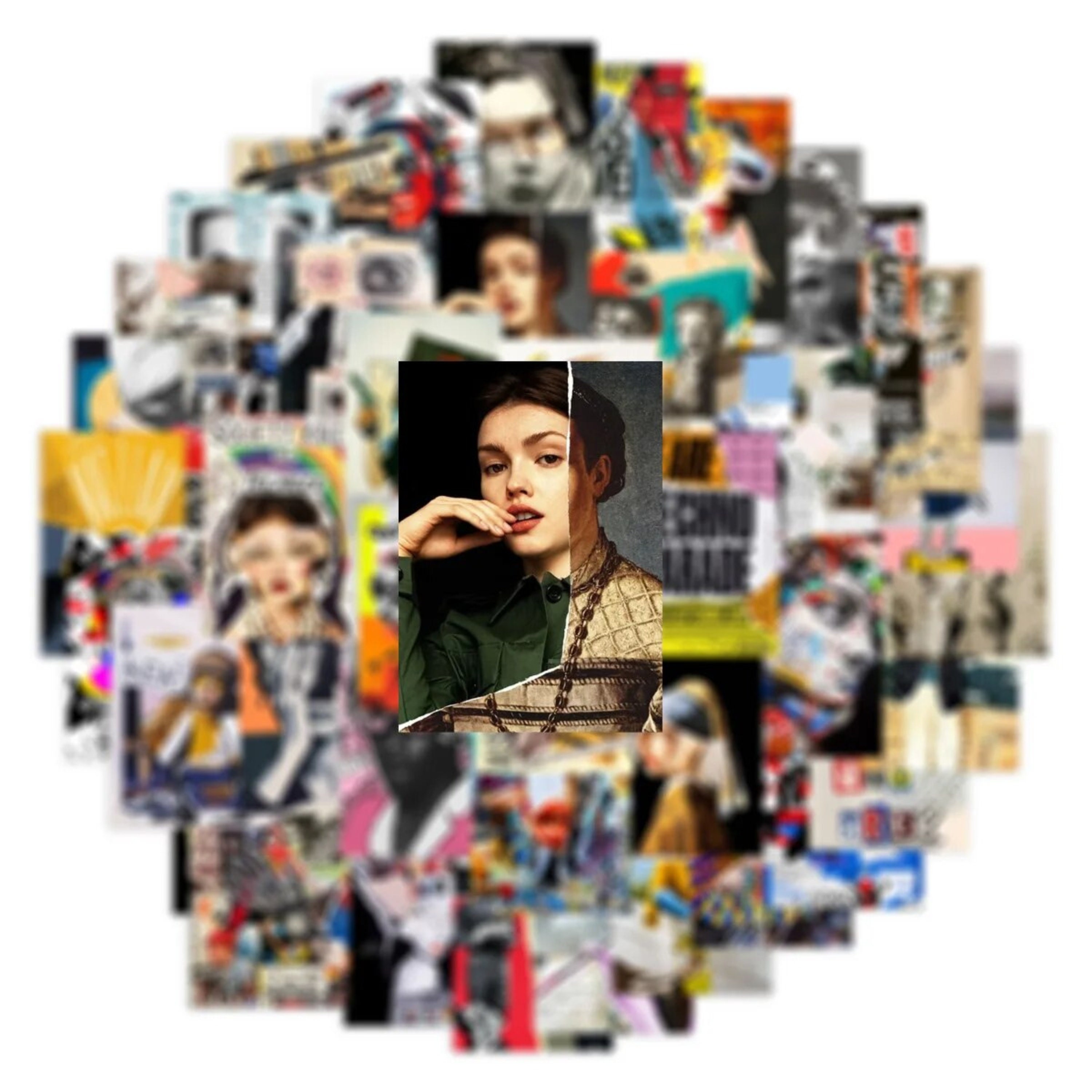 Modern Art Aesthetic Stickers, 10-50pcs for Laptop, Fridge, Guitar ...