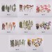 Dried Flower Sticker Set, Large Botanical and Floral Stickers for ...